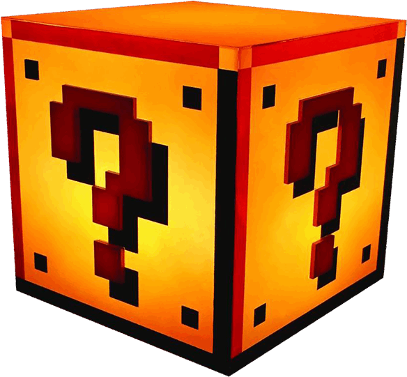 Nintendo Clipart Mario Block - Mario Question Block Light - Png ...