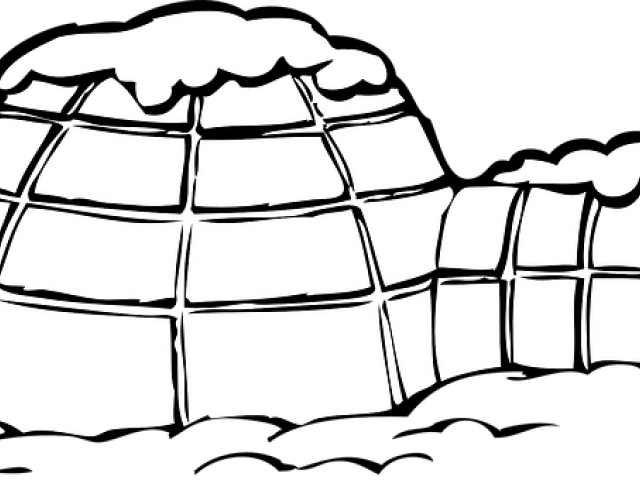 Download Igloo Clipart Polar Bear - Igloo Worksheet - Png Download ...