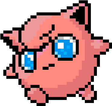 Jiggly Puff - Jigglypuff Sprite Clipart - Full Size Clipart (#3765675 ...