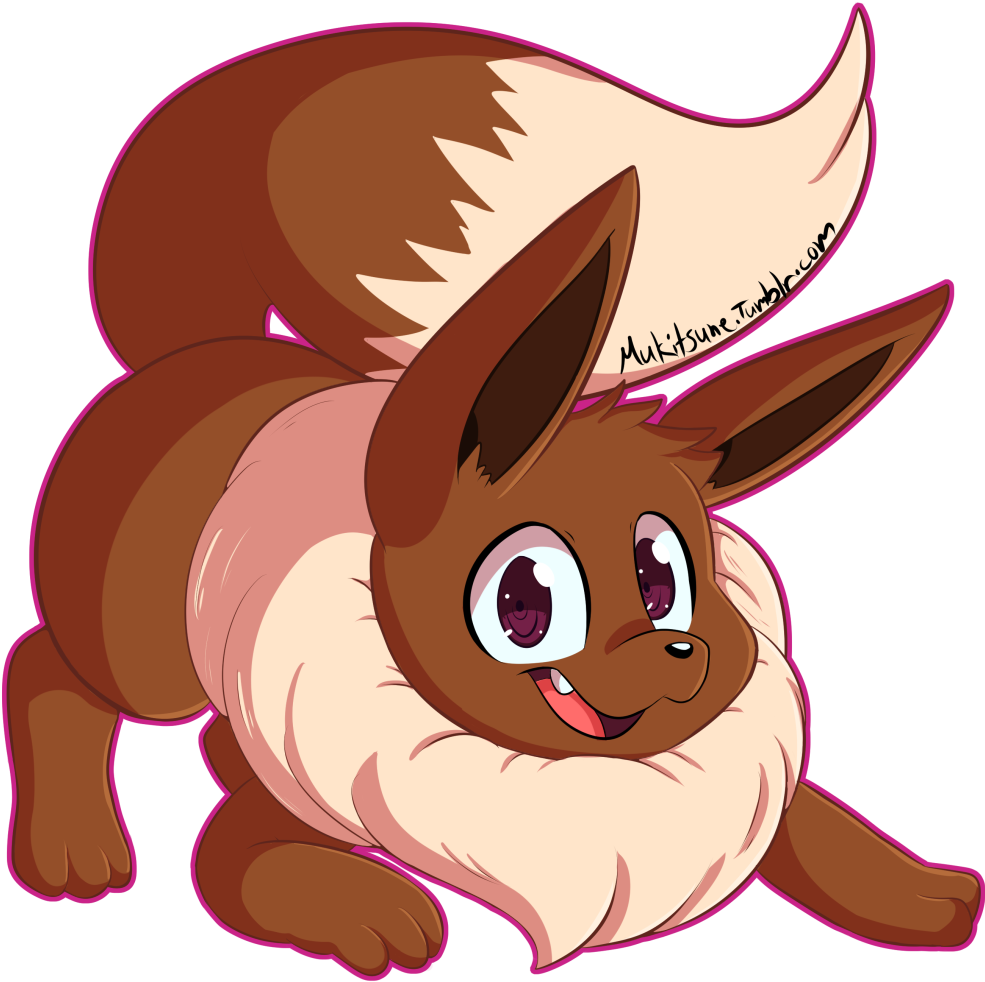 Eevee - Cartoon Clipart - Full Size Clipart (#3774859) - PinClipart