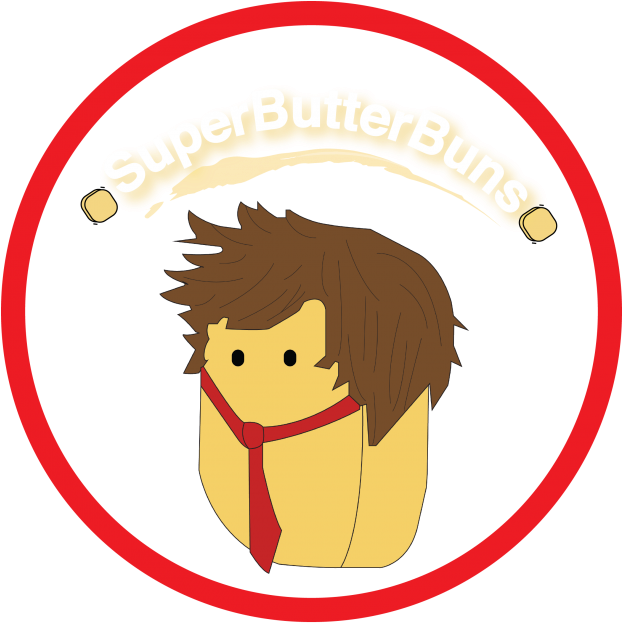 Superbutterbuns Logo White - Superbutterbuns Logo Clipart - Full Size ...