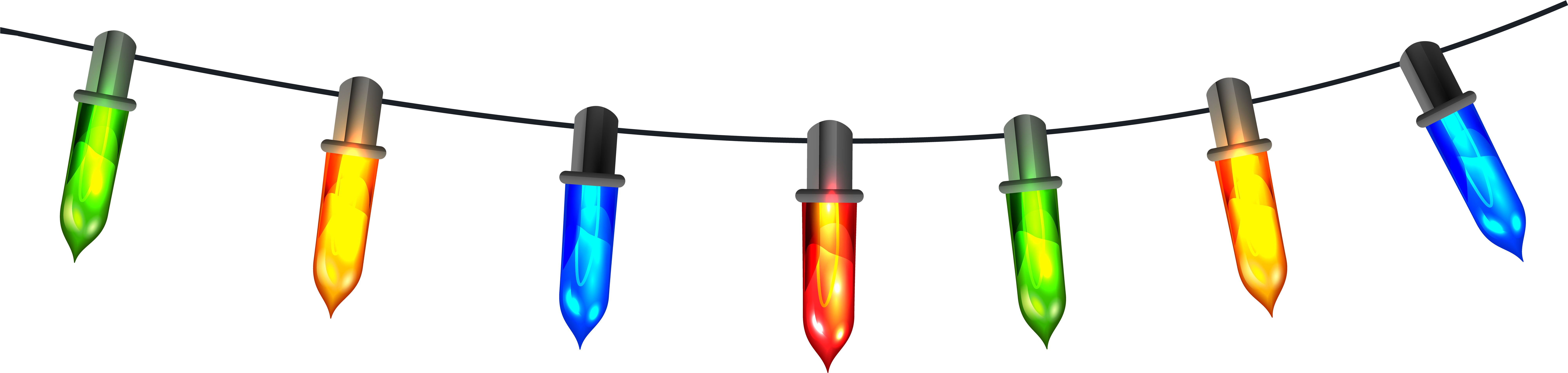 Christmas Light Bulbs Transparent Png Clip Art - Full Size Clipart ...