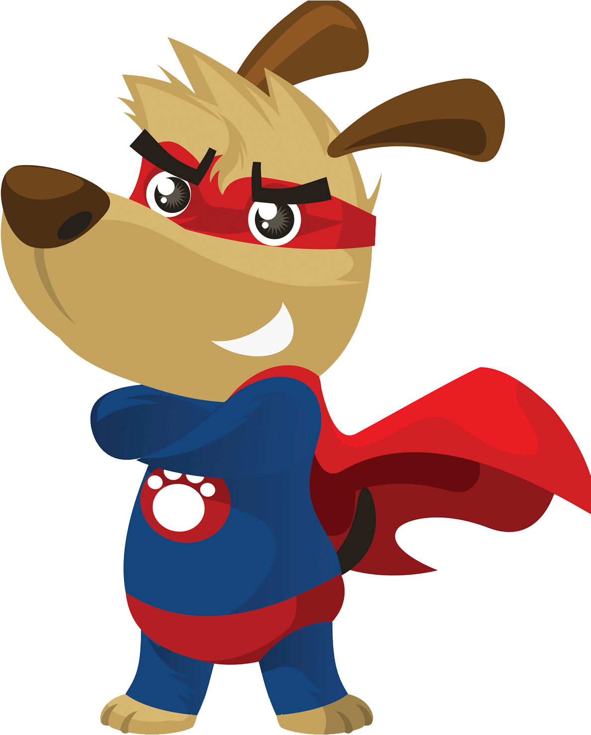 Clipart Dogs Superhero - Super Hero Dog Clip Art - Png Download - Full ...