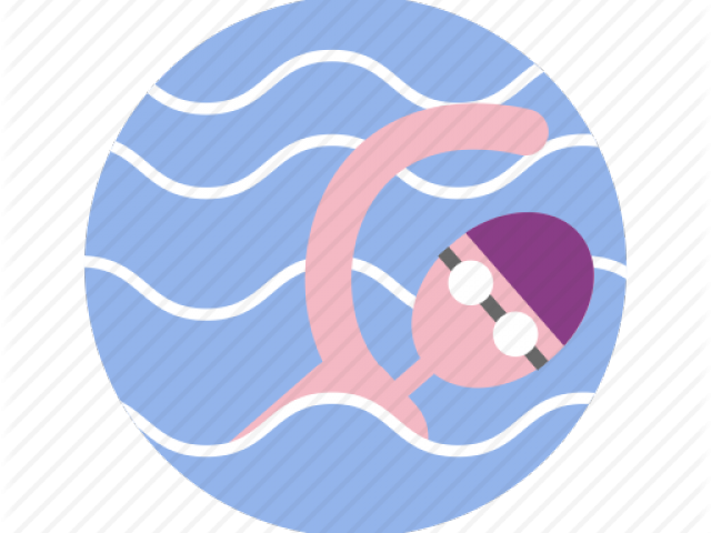 Medals Clipart Olympic Swimmer - Round Icon Swimming - Png Download ...