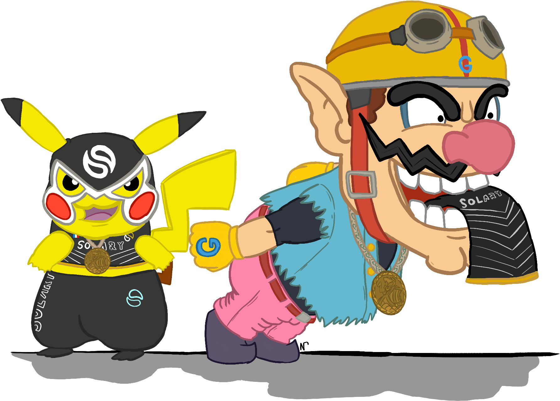 Gluto Et Enki Sly - Cartoon Clipart - Full Size Clipart (#3789103 ...