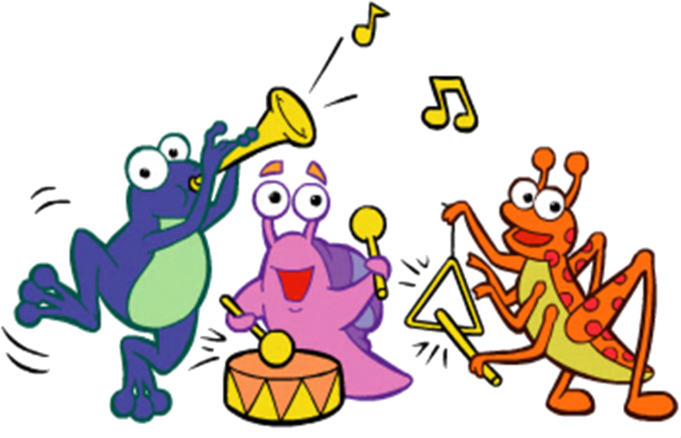 Image Png Dora The - Snail Grasshopper Frog Fiesta Trio Clipart - Full ...