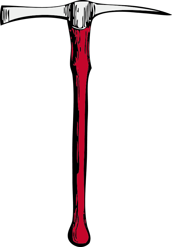 Vector Clip Art - Cartoon Pickaxe - Png Download - Full Size Clipart ...