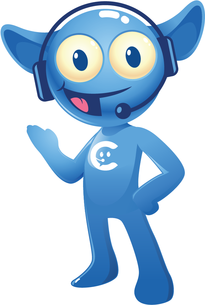 Want To Know More On How Blue Caller Works - Cartoon Clipart - Full ...