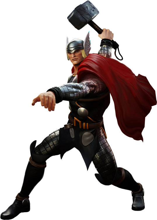 602 X 867 5 - Marvel Heroes Thor Clipart - Full Size Clipart (#3806170 ...