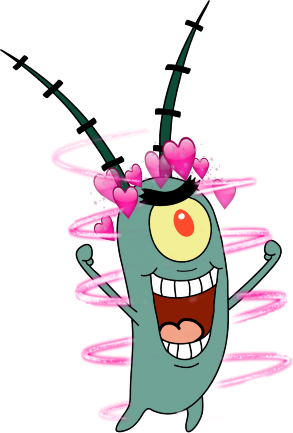 Download Plankton Sticker - Cartoon Clipart (#3806759) - PinClipart