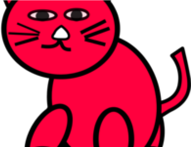 Red Cat Cliparts - Clip Art Red Cat - Png Download - Full Size Clipart ...