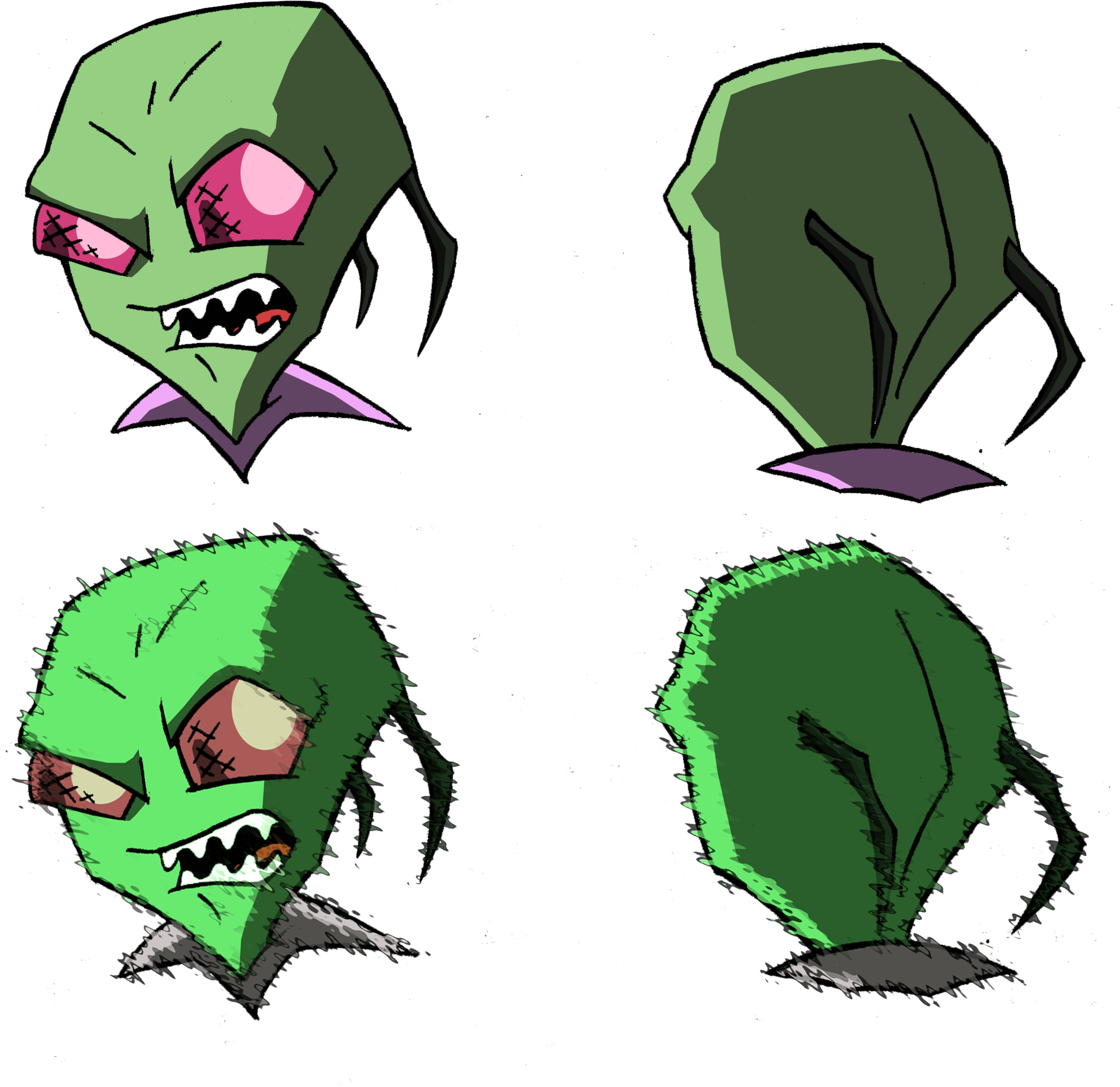 Zim - Cartoon Clipart - Full Size Clipart (#3806972) - PinClipart