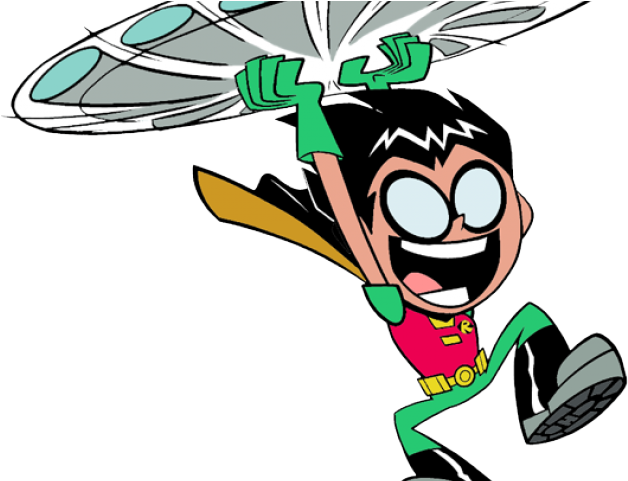 Cyborg Clipart Dc Robin - Robin Chibi Teen Titans Go - Png Download ...