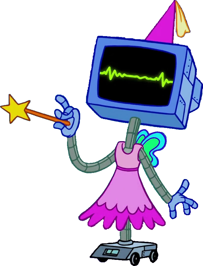 Karen The Computer Fairy - Karen The Computer Spongebob Clipart - Full ...