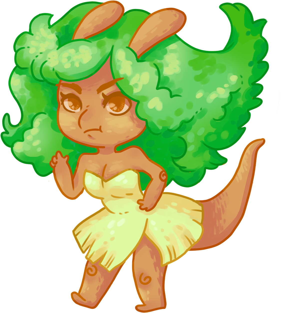 Quickie Doodle Of My Woodland Blumaroo Clipart - Full Size Clipart ...