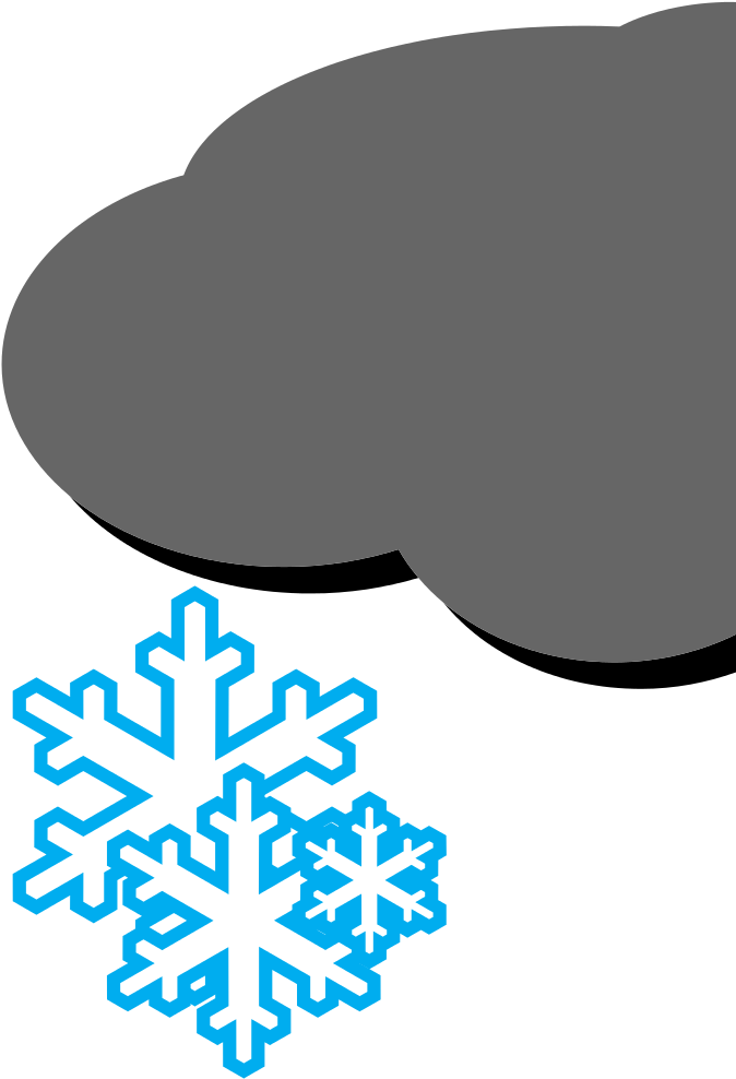 Weather Forecast-overcast Snow Clipart - Full Size Clipart (#3817848 ...