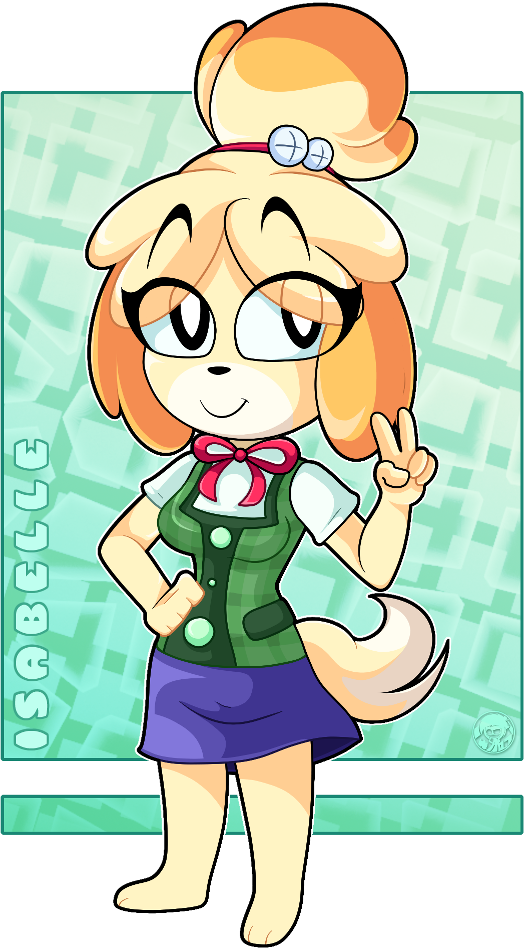 Download It Kinda Took Me Yesterday To Draw A Fanart Of Isabelle ...