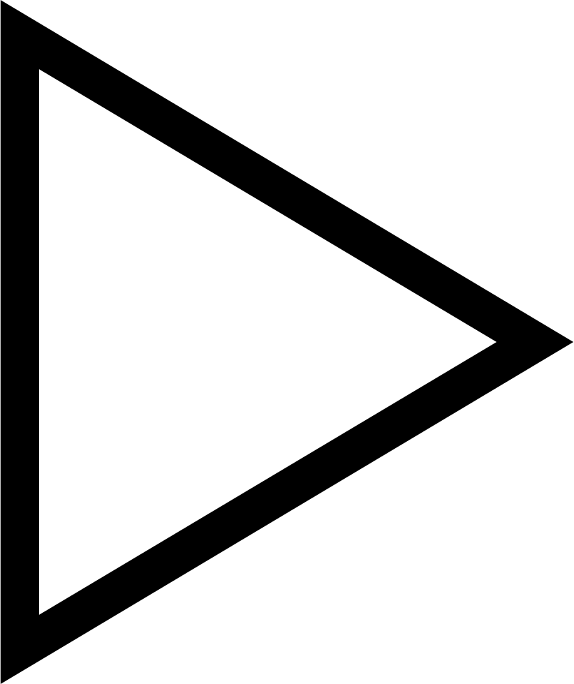 Png File Svg - Black Triangle Outline Png Clipart - Full Size Clipart ...