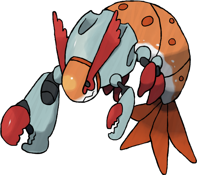 Crawglock - Pistol Shrimp Pokemon Clipart - Full Size Clipart (#3822723 ...