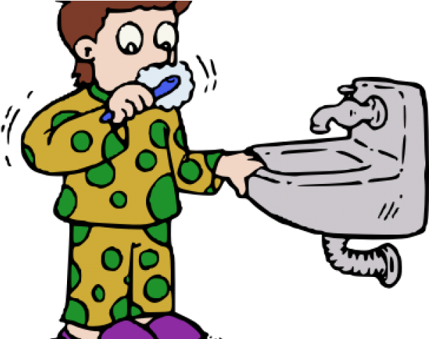 Toothbrush Clipart Chore - Brushing Your Teeth Clipart - Png Download ...