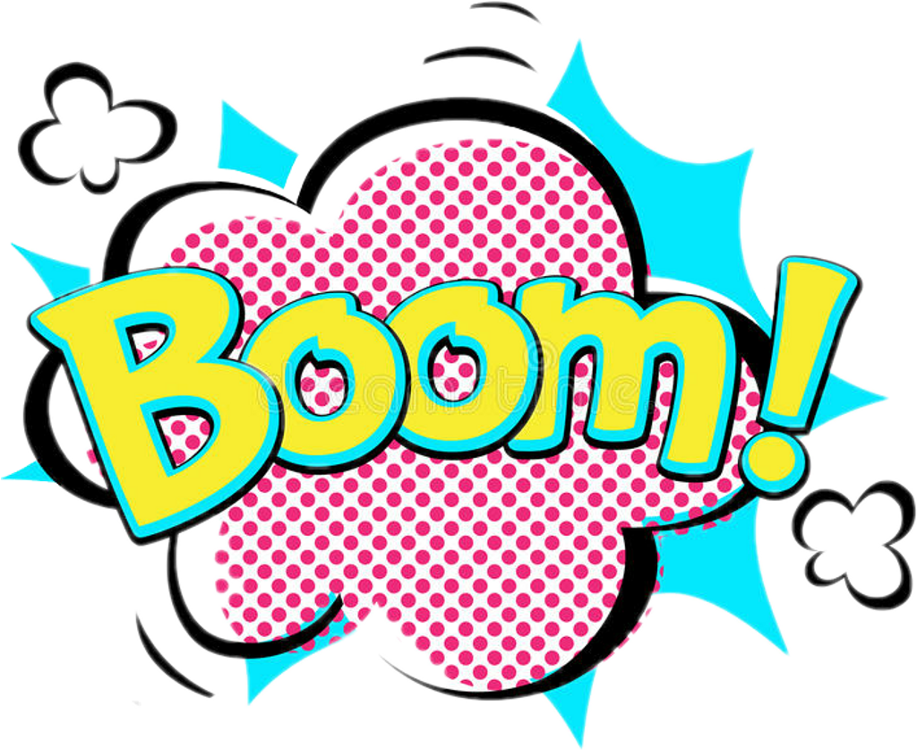 Boom Sticker - Speech Bubble Boom Clipart - Full Size Clipart (#3826134 ...
