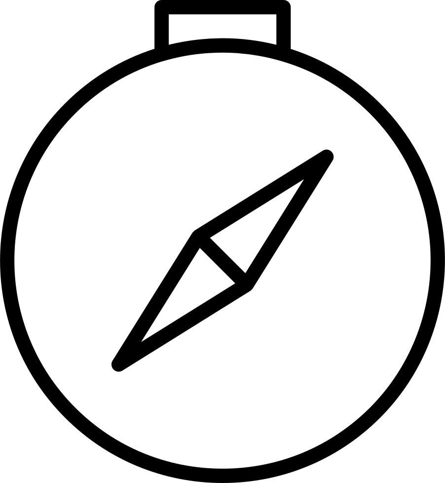 Png File Svg - Minimal Compass Clipart - Full Size Clipart (#3833198 ...