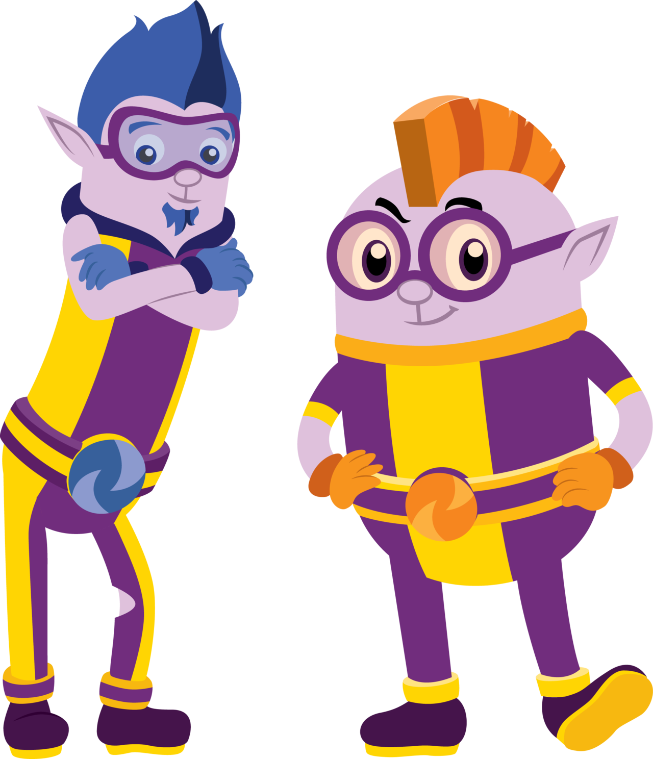 The Chameleon Cove My Redesigns Of The Troublemakers, - Cartoon Clipart ...