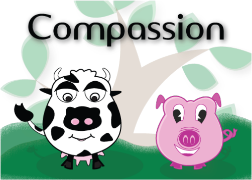 Compassion For Animals - Cartoon Clipart - Full Size Clipart (#3835523 ...