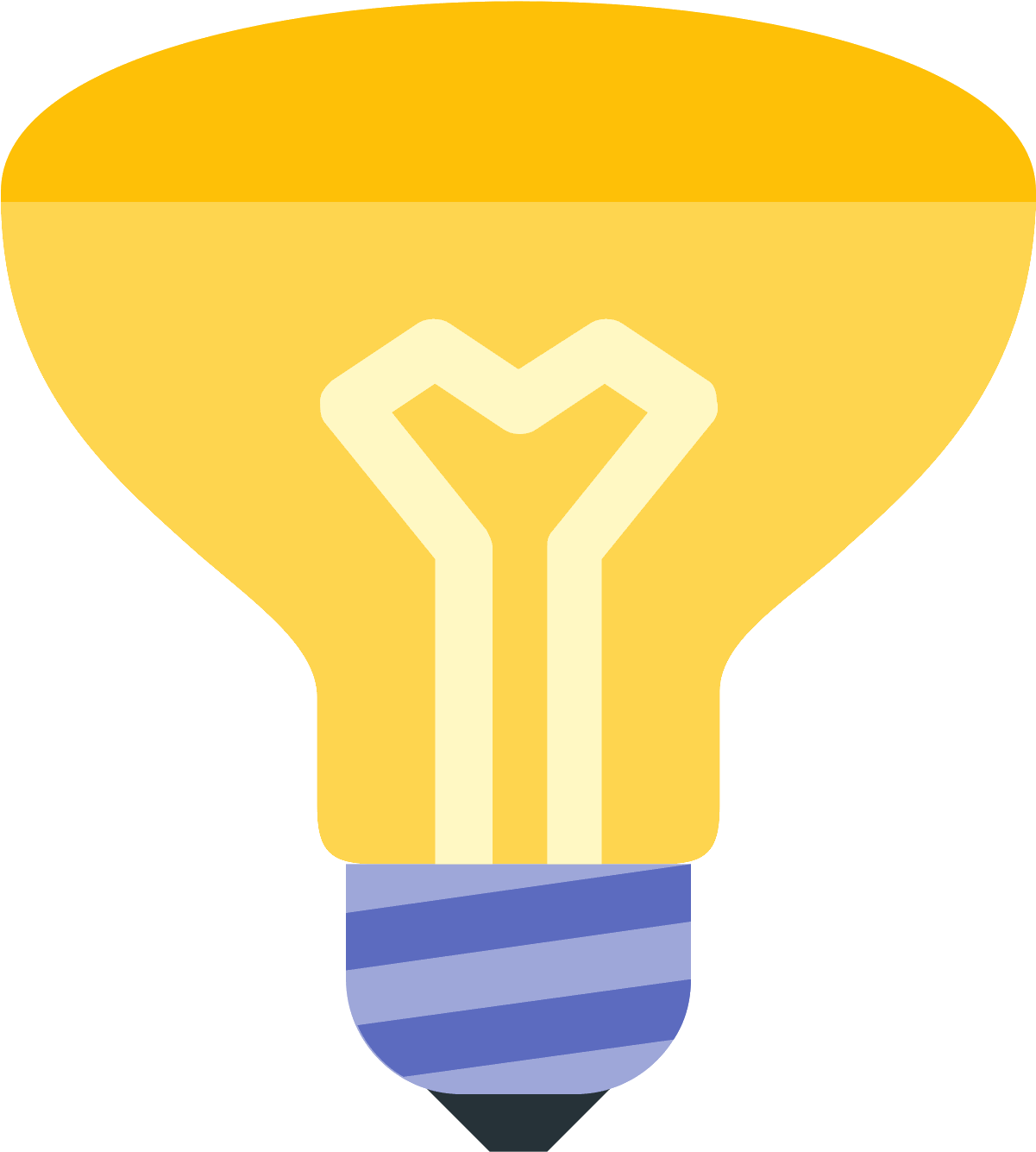 This Is A Lightbulb Icon - Incandescent Light Bulb Clipart - Full Size ...