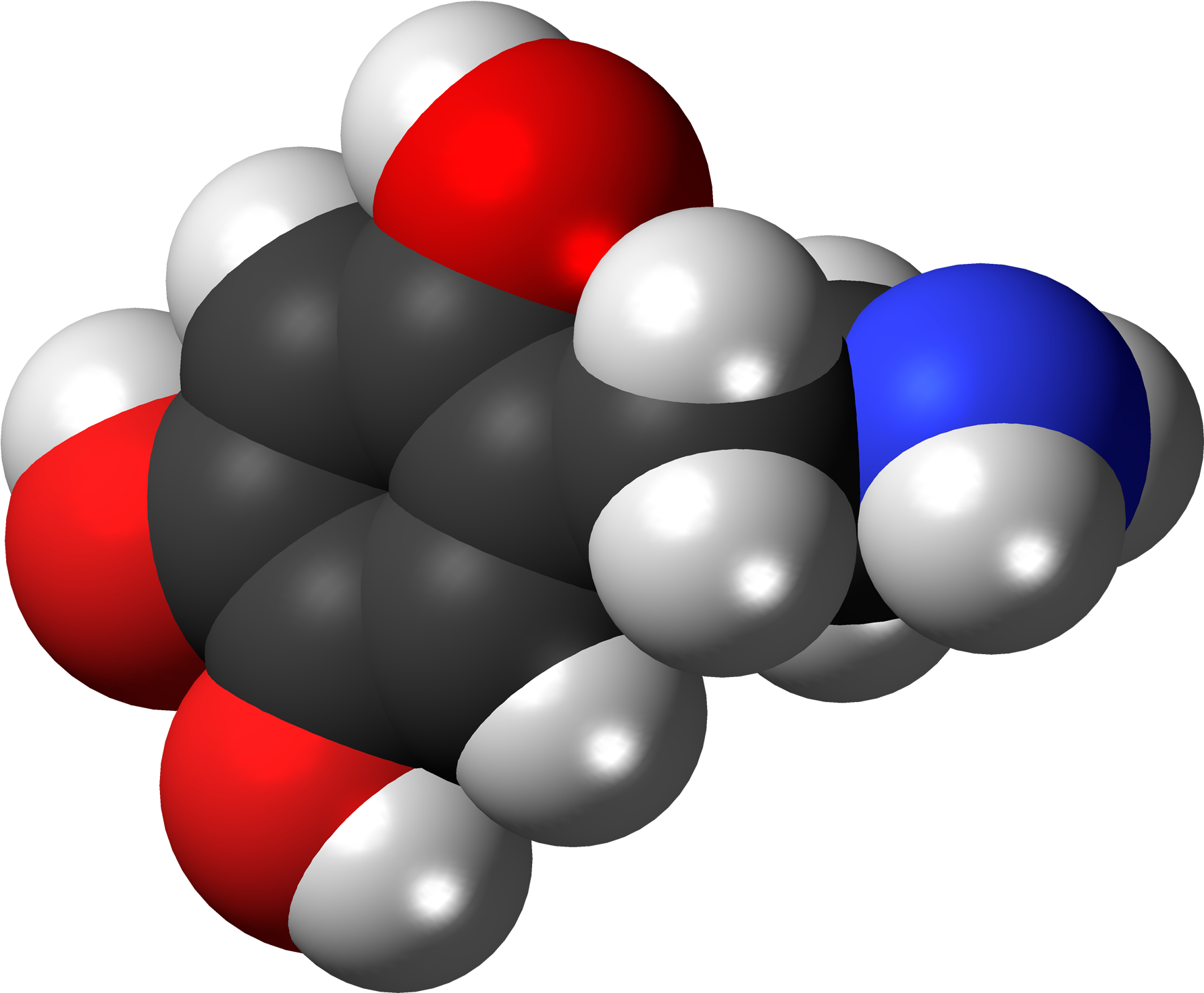 Oxidopamine 3d Spacefill - Tirotropina Clipart - Full Size Clipart ...