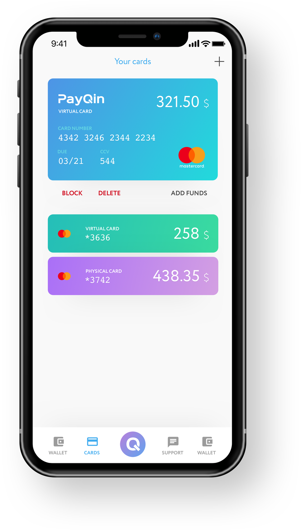 Discover The Visa & Mastercard Virtual Payqin - Payqin Clipart - Full ...
