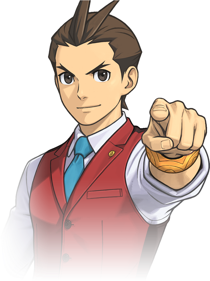 Ace Attorney Clipart Png - Phoenix Wright Faces Transparent Png - Full ...
