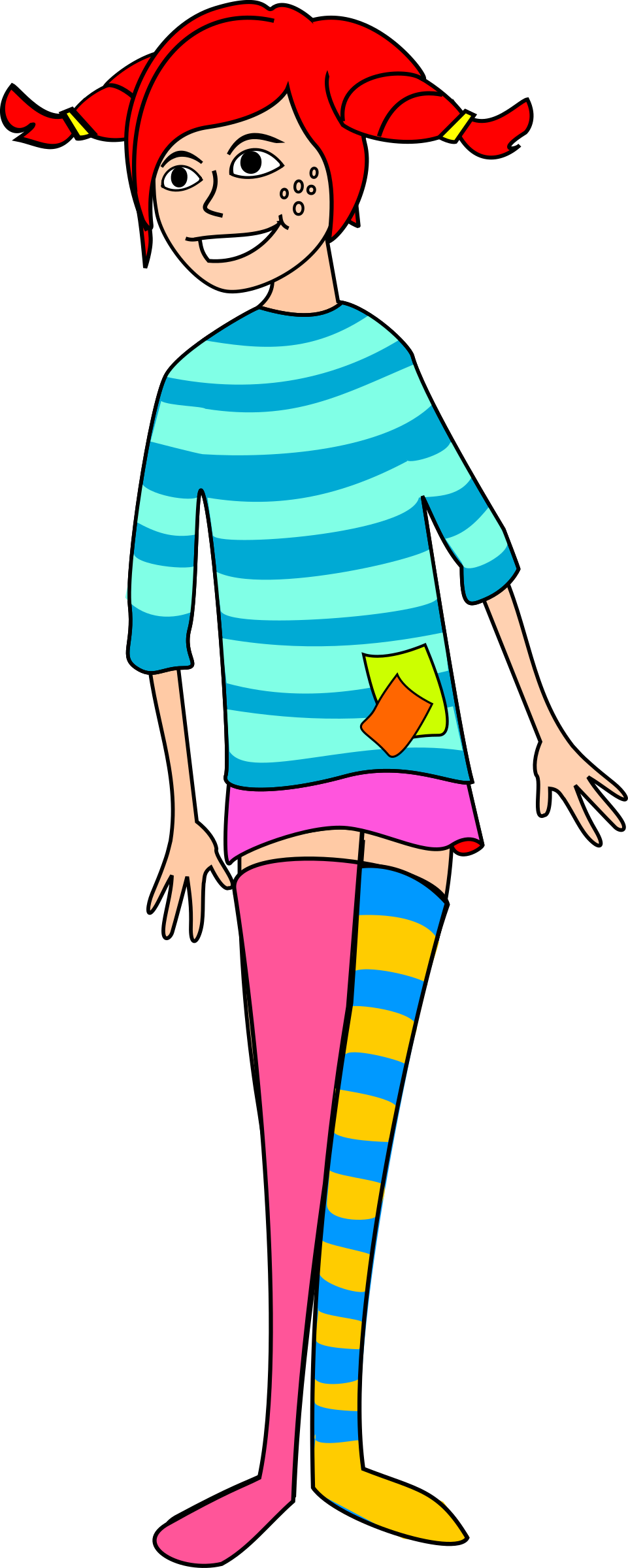 This Free Icons Png Design Of Pippi Longstocking Clipart - Full Size ...