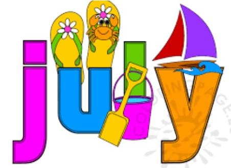 Somerforde Newsletter - July Clipart - Full Size Clipart (#3875371 ...