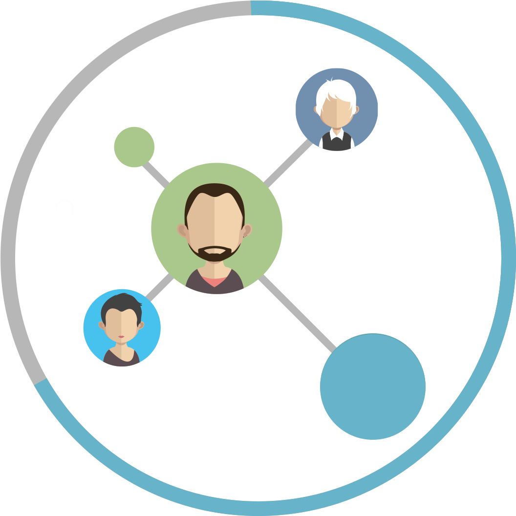 Connect - Circle Clipart - Full Size Clipart (#3875605) - PinClipart