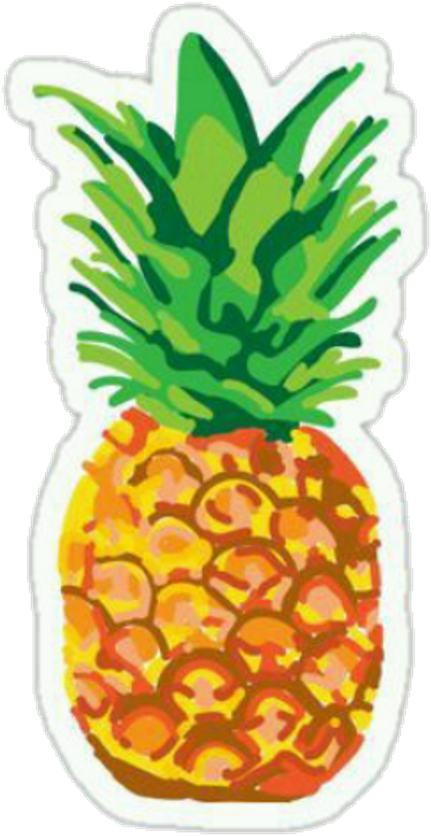 Cute Sticker - Pineapple Stickers Png Clipart - Full Size Clipart ...