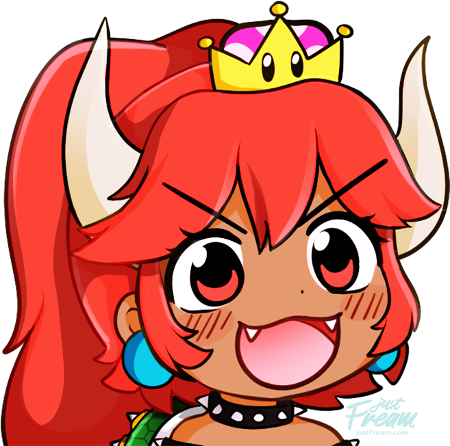 Sensen Clipart Nose - Bowsette Icon - Png Download - Full Size Clipart ...