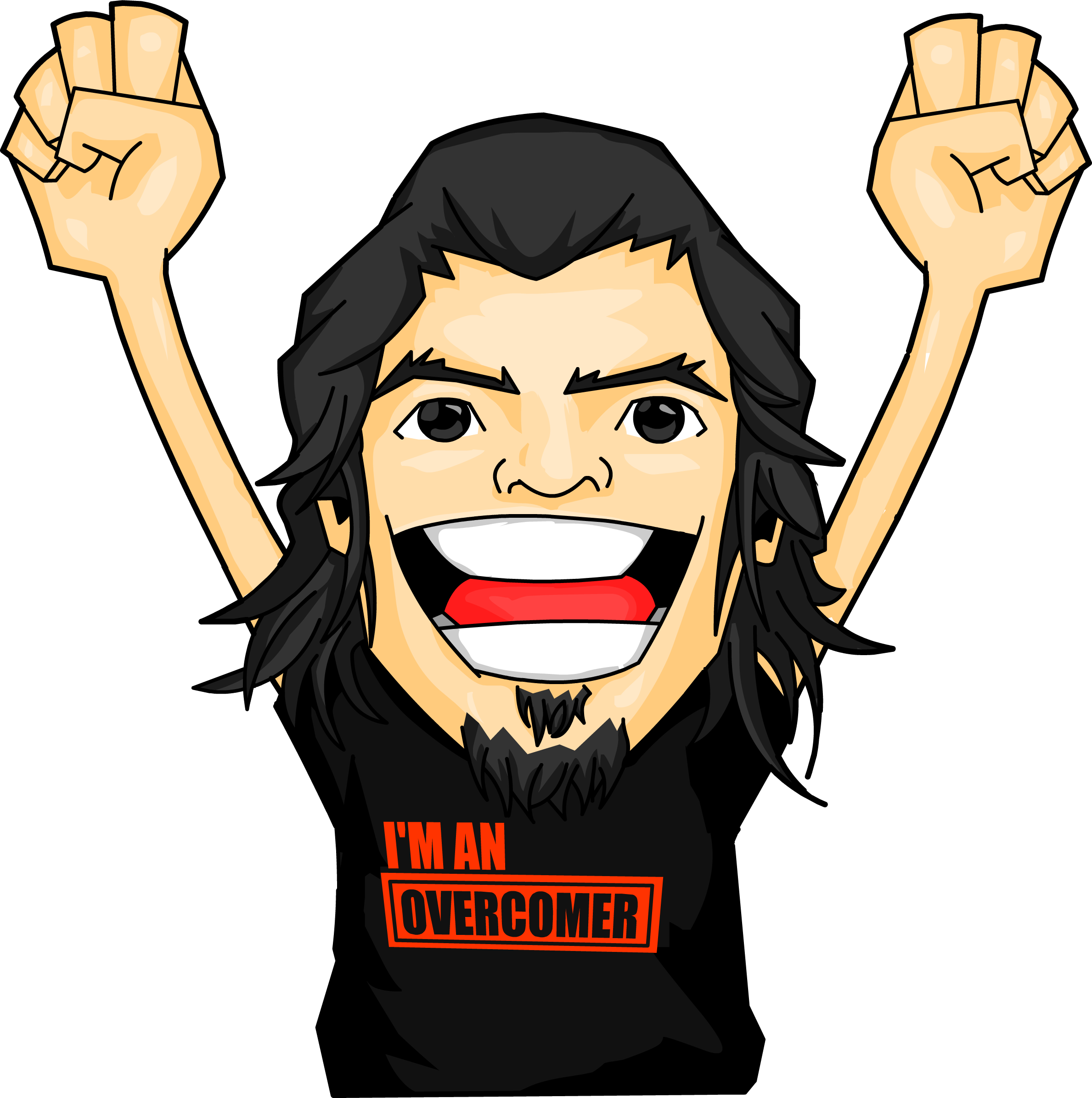 I Am An Overcomer - Cartoon Clipart - Full Size Clipart (#3879513 ...