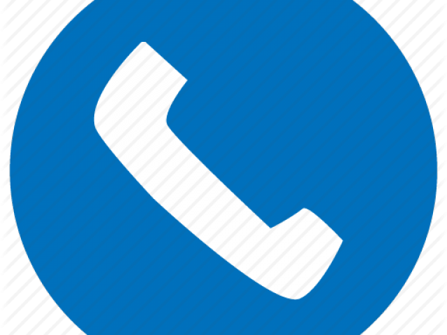 Phone Icons Blue - Circle Clipart - Full Size Clipart (#3879672 ...