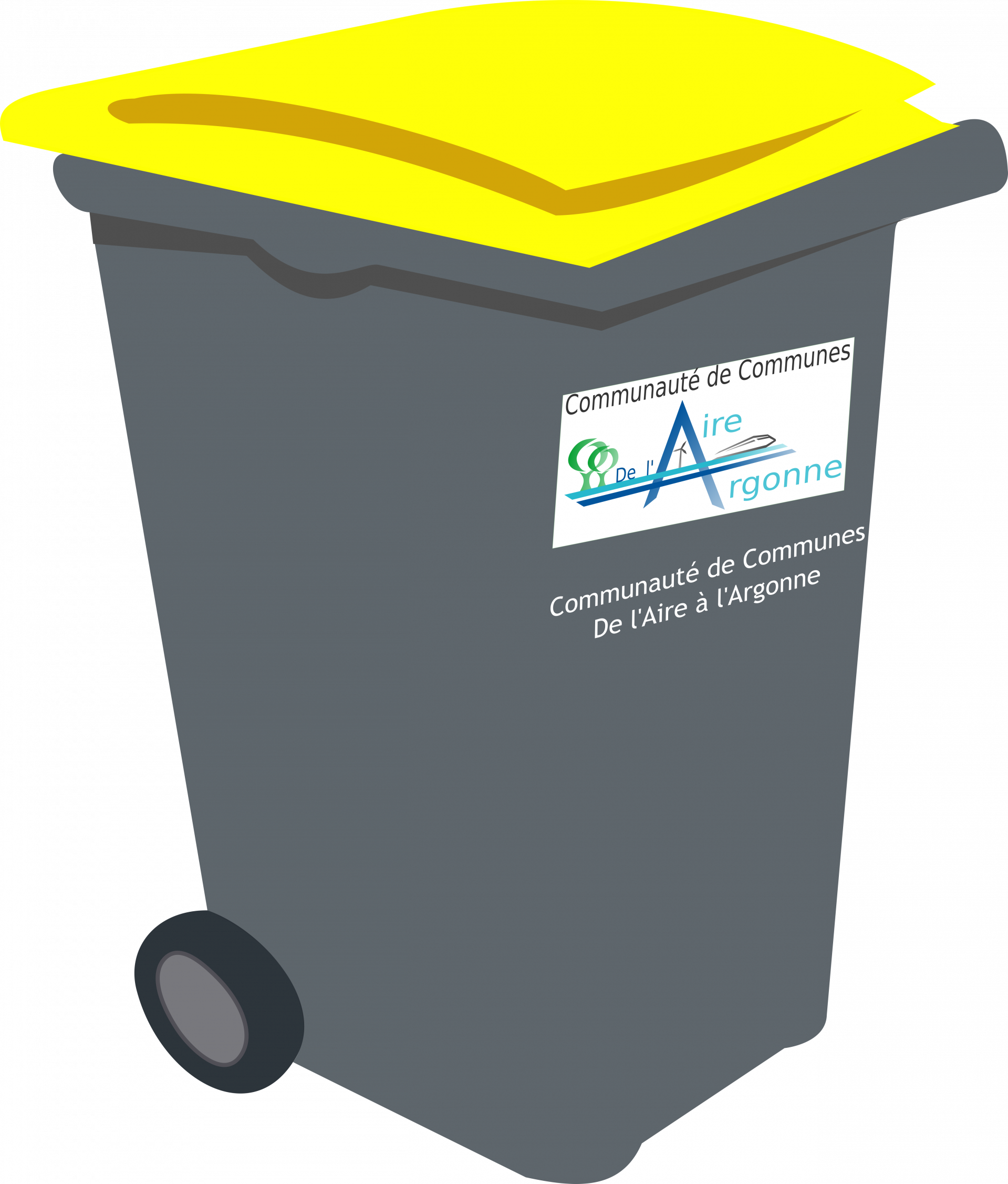Download Le Bac Jaune Est Réservé Au Tri Sélectif Clipart (#3883002 ...