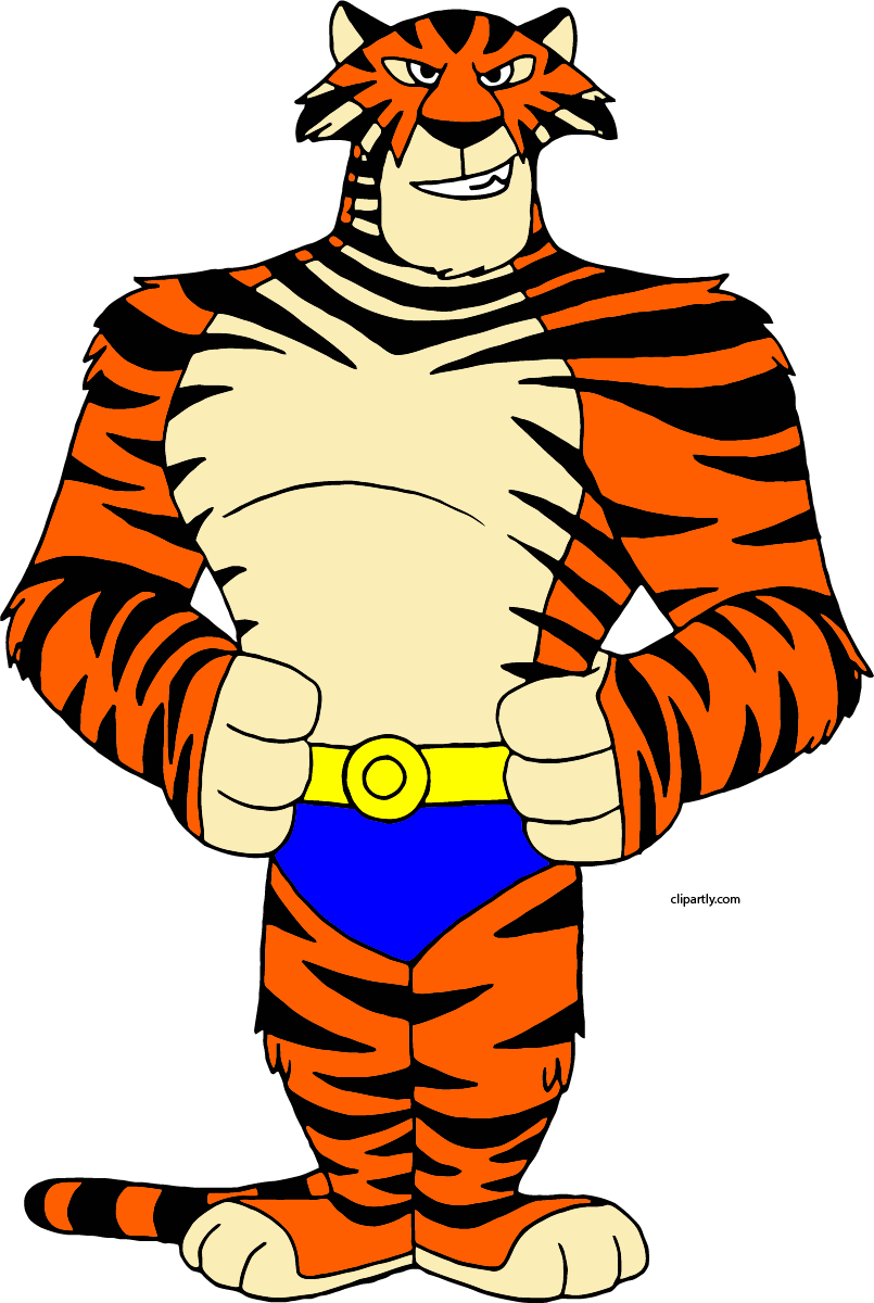 Vitaly Tiger Pose Clipart Png - Madagascar Tiger Transparent Png - Full ...