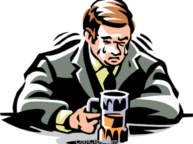 Man Crying In His Beer Clipart - Full Size Clipart (#3886076) - PinClipart