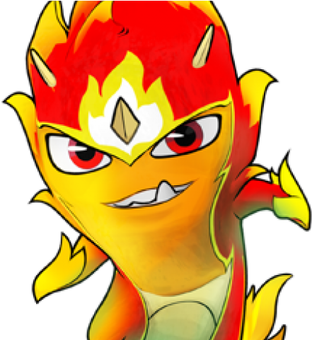 Elemental Clipart Fire - Slugterra Slugs Fire Elemental - Png Download ...