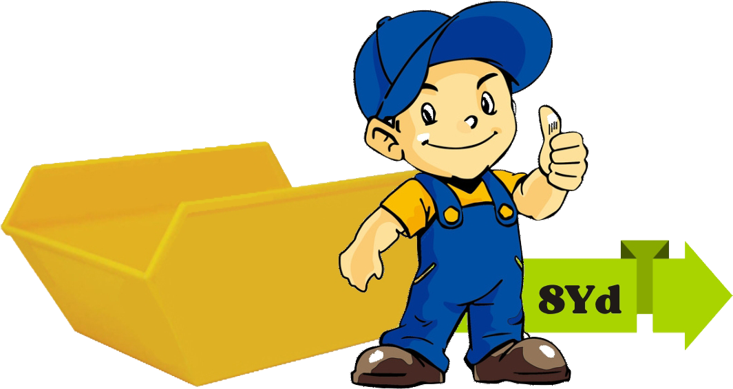 Download 8 Yard Skip - Thumbs Up Cartoon Png Clipart (#3893725 ...