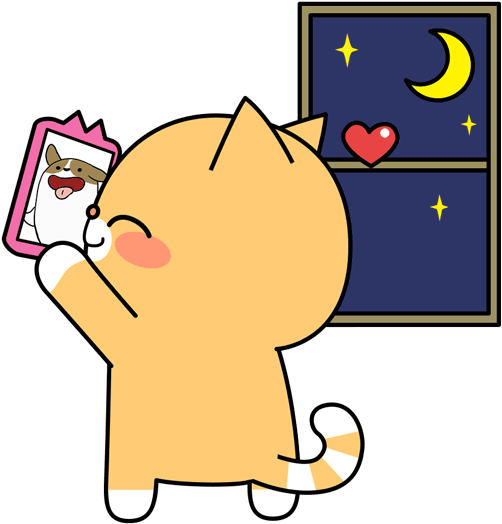 Bella S Love Moving Stickers By Woori - Cartoon Clipart - Full Size ...