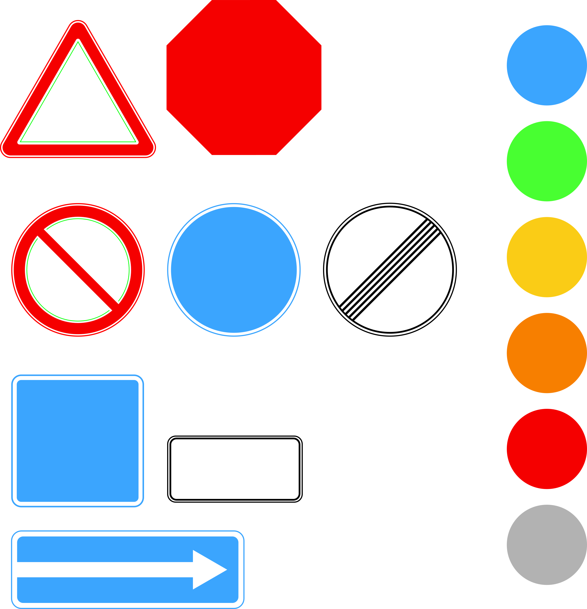 Template Of Road Signs By rones Templates Of European Road Sign