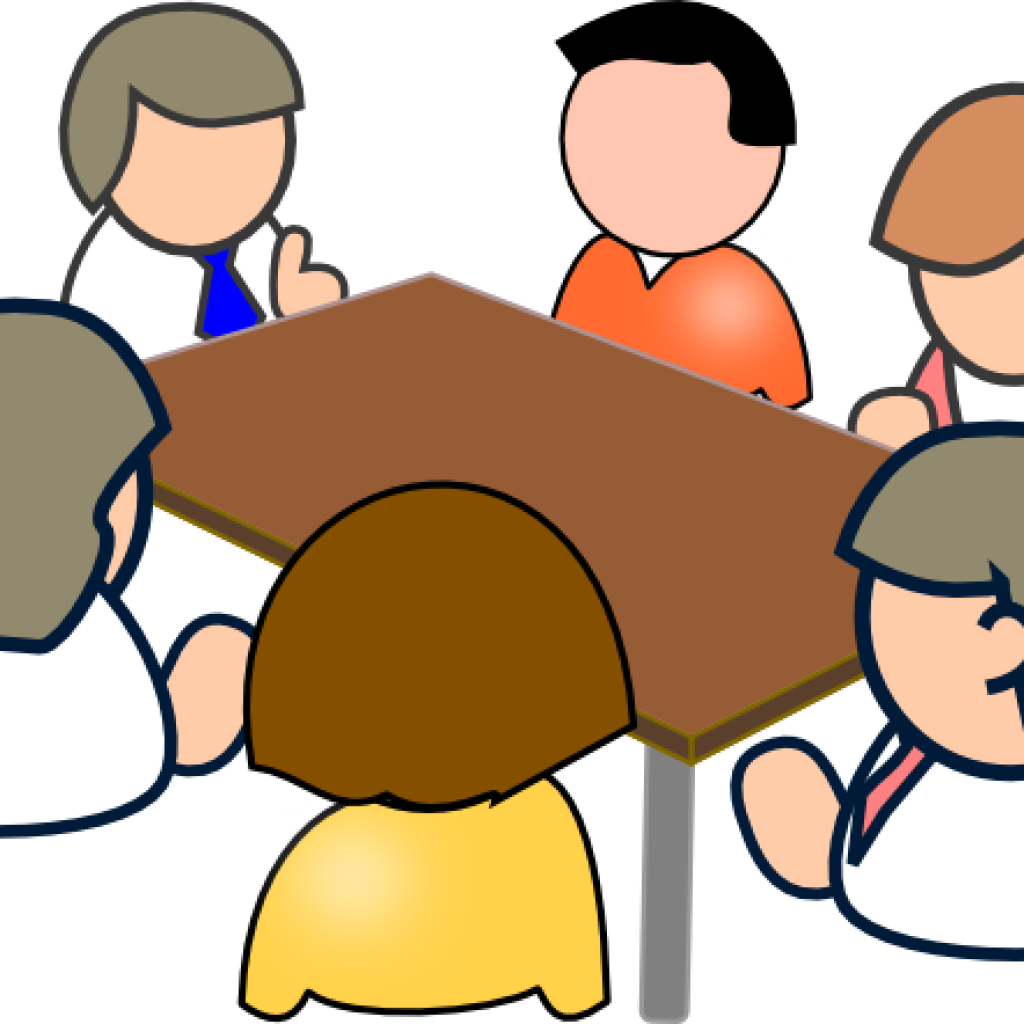 Clipart Teacher Meeting - Clipart Of Student Meeting - Png Download ...