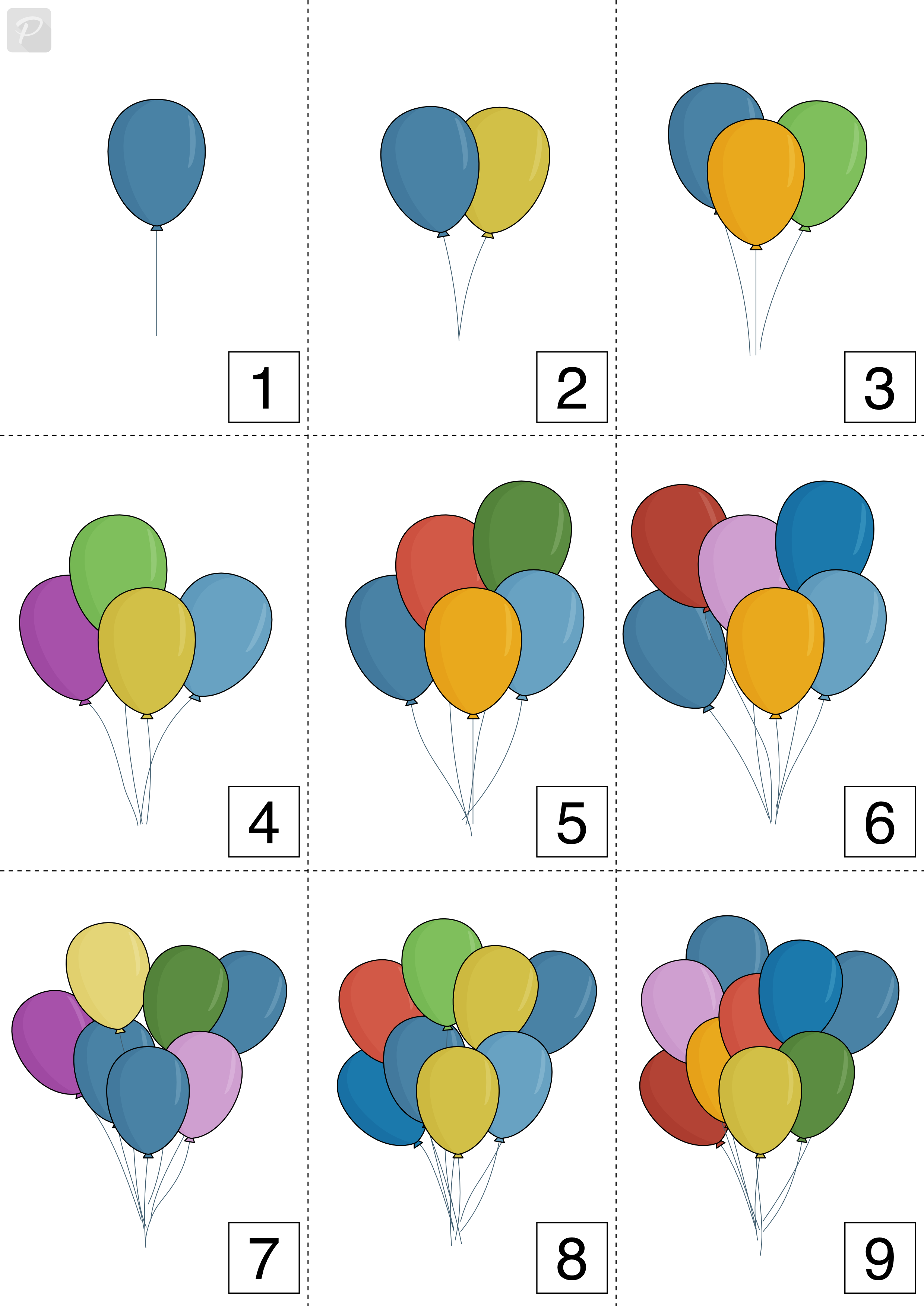 Tässä Esimerkiksi Muutama Tehtäväajatus - Ilmapallo Piirretty Clipart ...