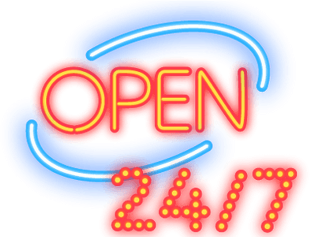 Download Neon Clipart Neon Sign - Neon Open Sign Png Transparent Png ...