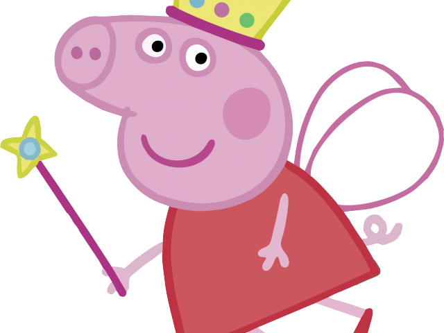 Princess Clipart Pig - Peppa Fairy - Png Download - Full Size Clipart ...